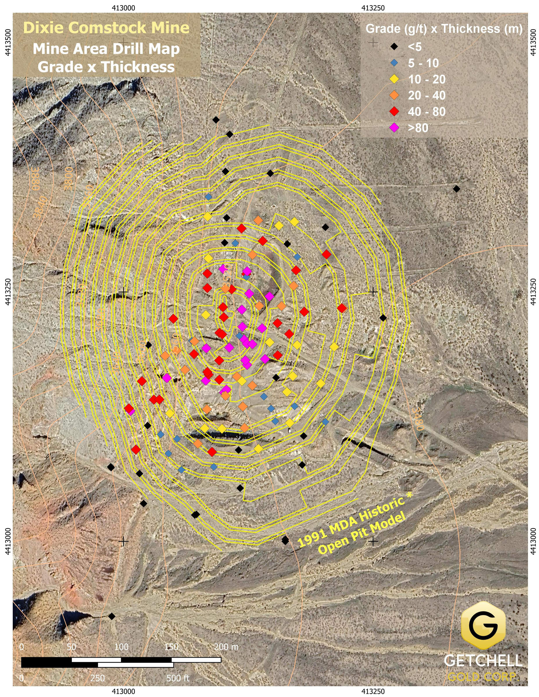 Dixie Comstock - Getchell Gold Corp.